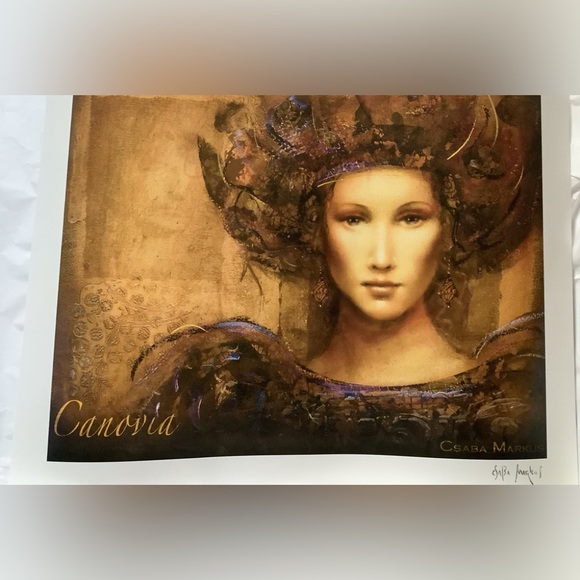 Art | Canovia By Csaba Markus 19 X 22 34 Lithograph With Spot Varnish ...